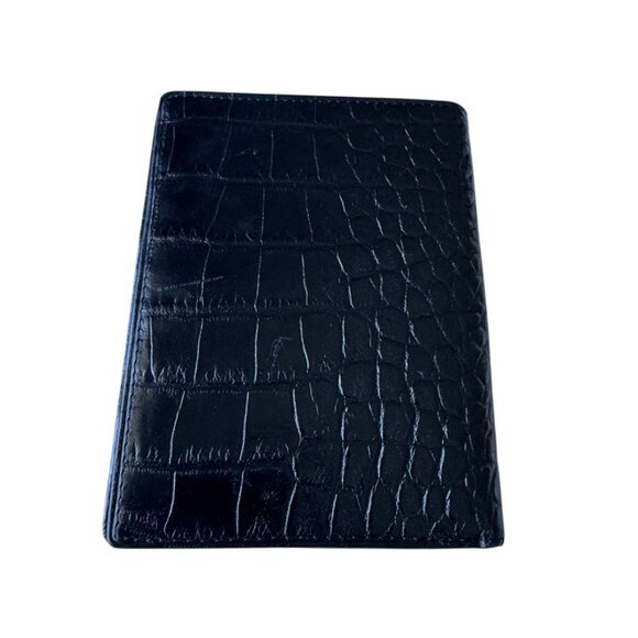 Kena Kai | Bags | Kena Kai Datasafe Passport Holder Wallet Black Croc ...